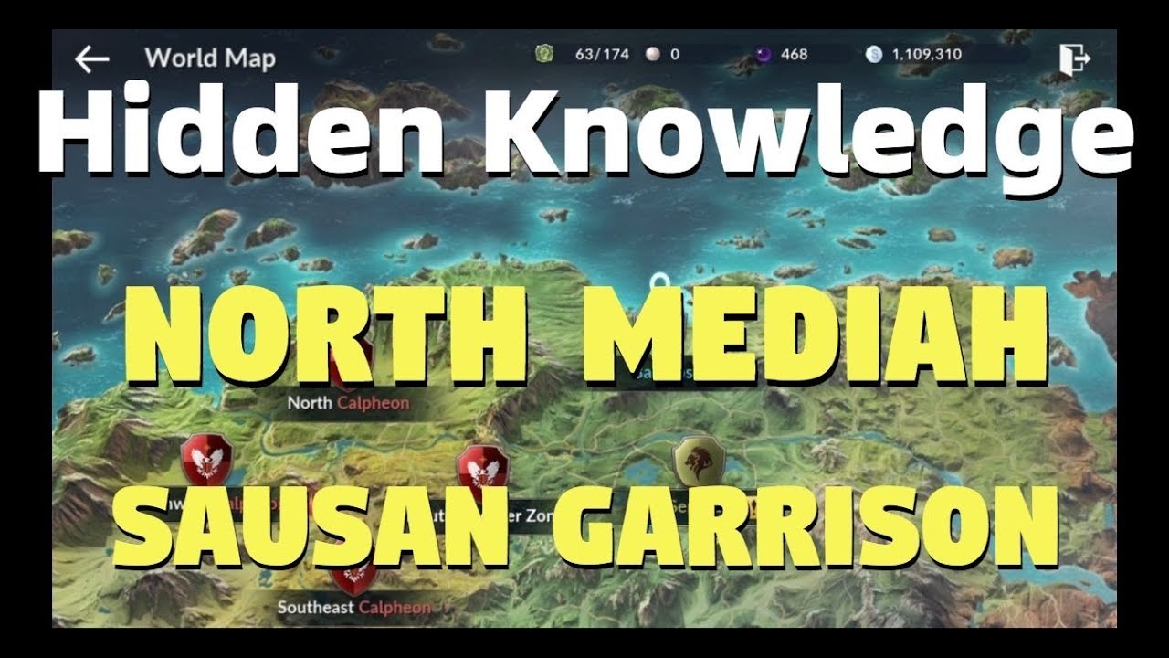 Hidden Knowledge North Mediah: Sausan Garrison - Black Desert Mobile - YouTube