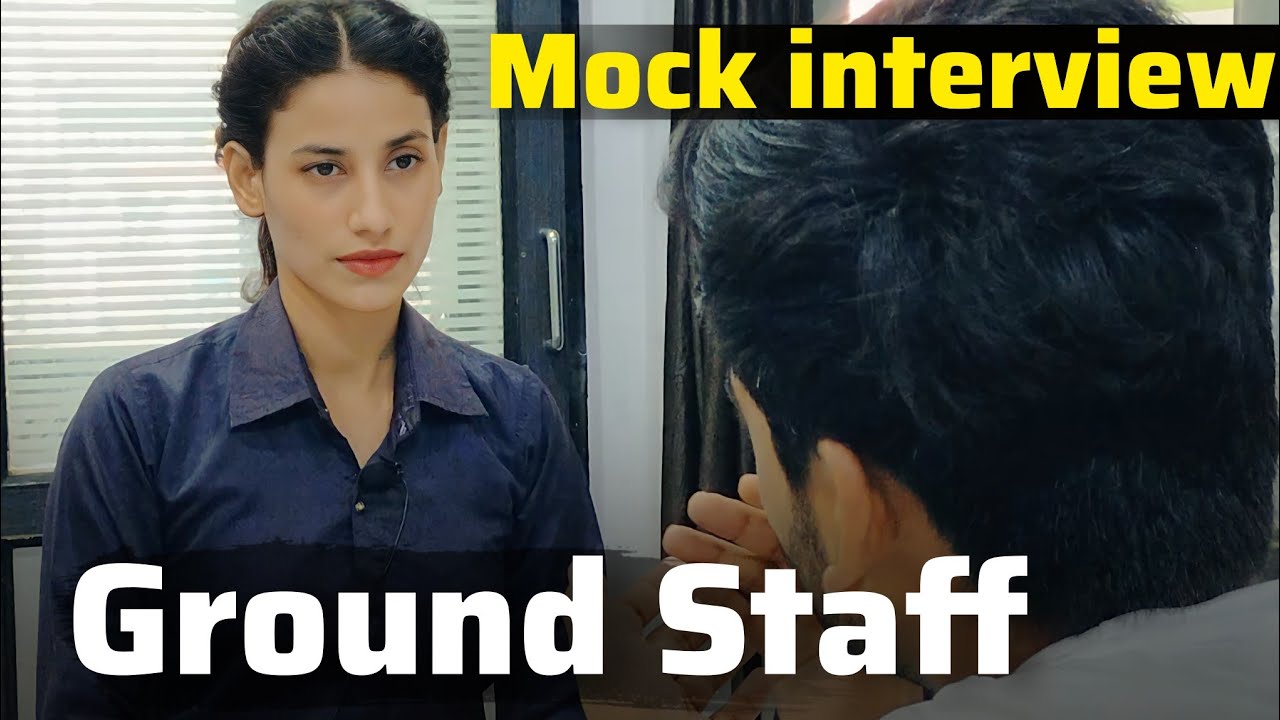 Ground staff | GS Airport interview | Mock interview | IndiGo ground ...