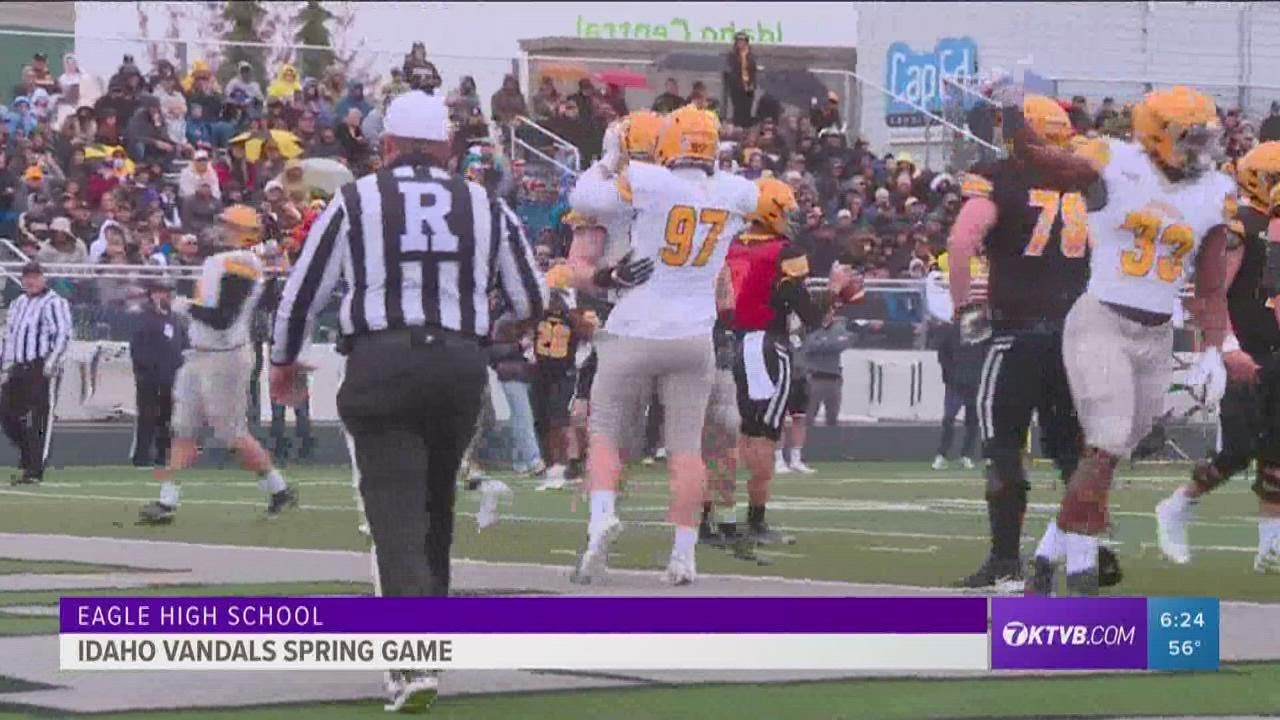 Idaho Vandals hold Spring Game at Eagle High School - YouTube