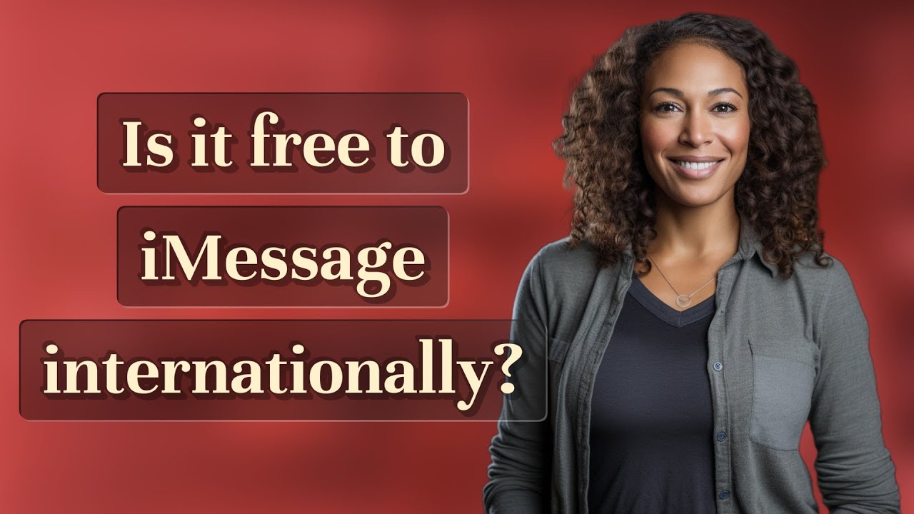 Is it free to iMessage internationally? - YouTube