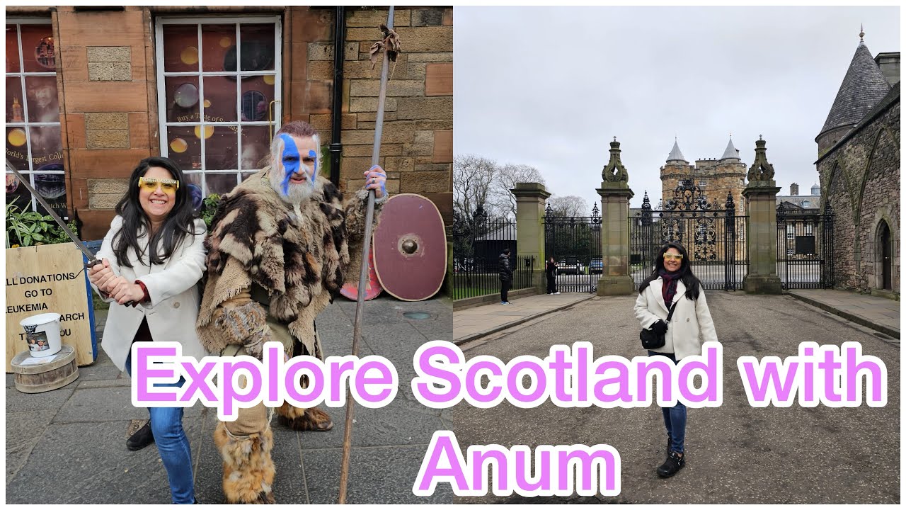 Anum sharing her trip to Scotland(Edinburgh) with viewer’s who were ...