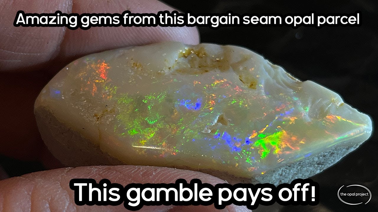 $250 parcel of seam opal turns a profit and cuts some beautiful gems ...