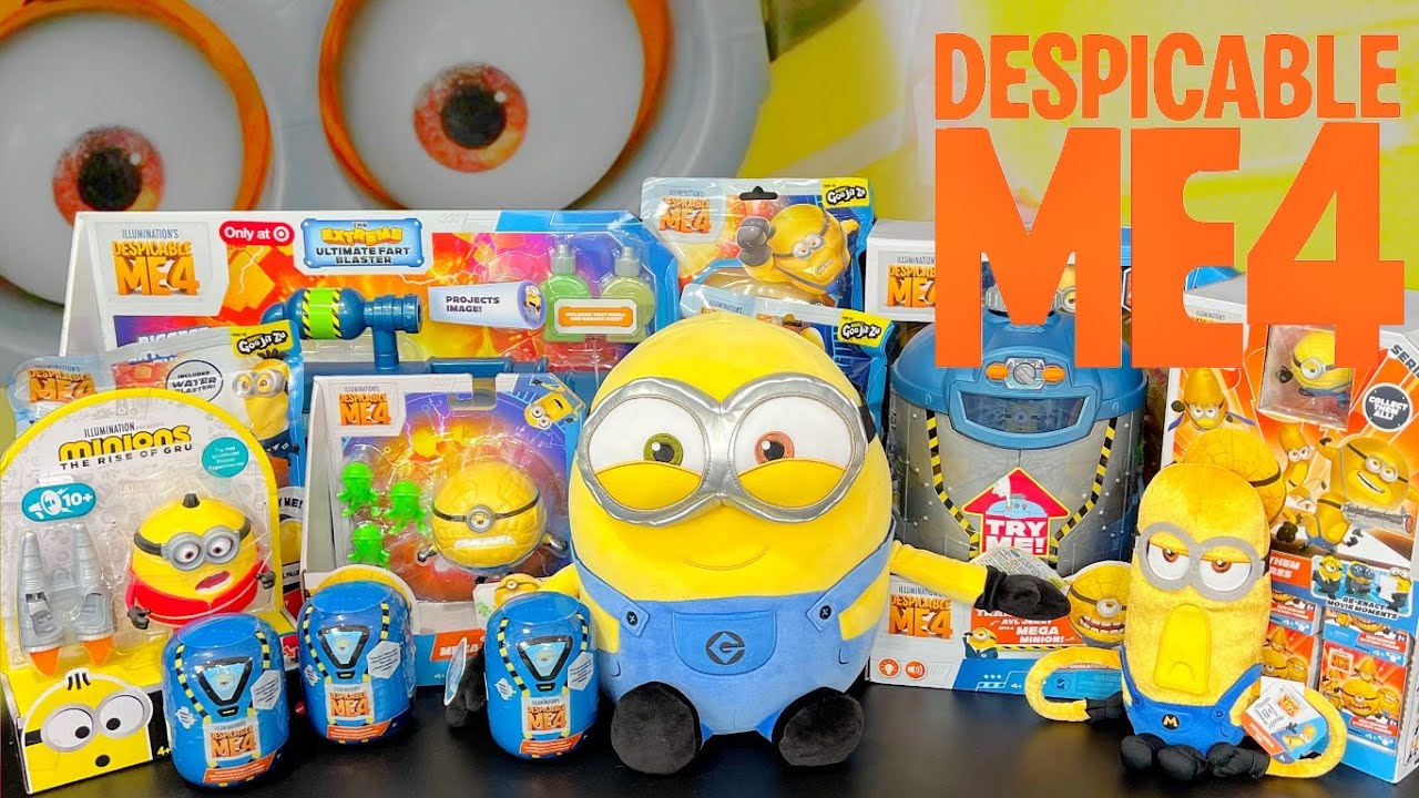 ASMR DESPICABLE ME 4 Oddly Satisfying Minions Toy Unboxing!! | No ...