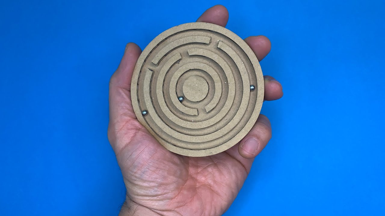 How To Make a Classic Maze Cardboard DIY | Smooth Crafts - YouTube