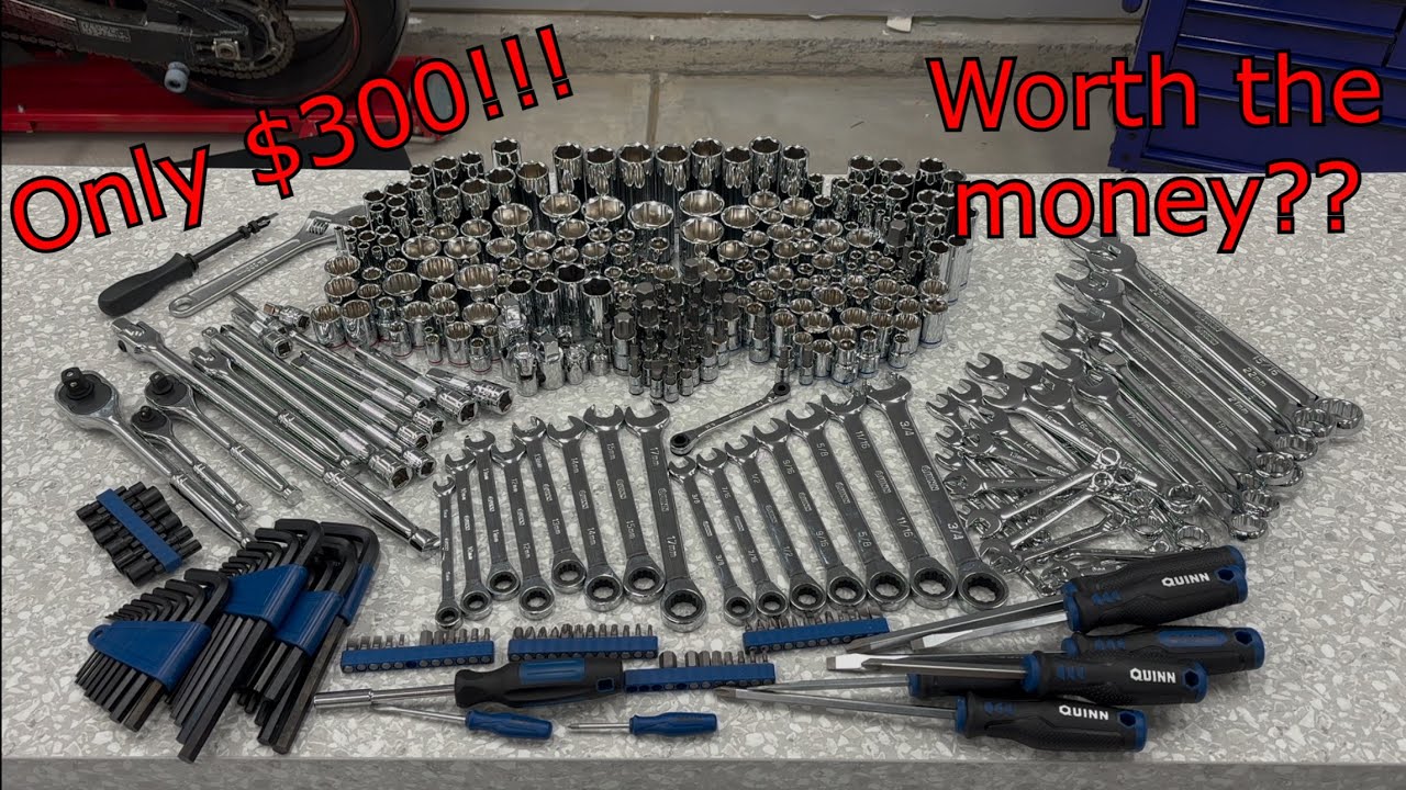 Harbor Freight QUINN Master Technicians Tool Set 428pc Tool Set ...