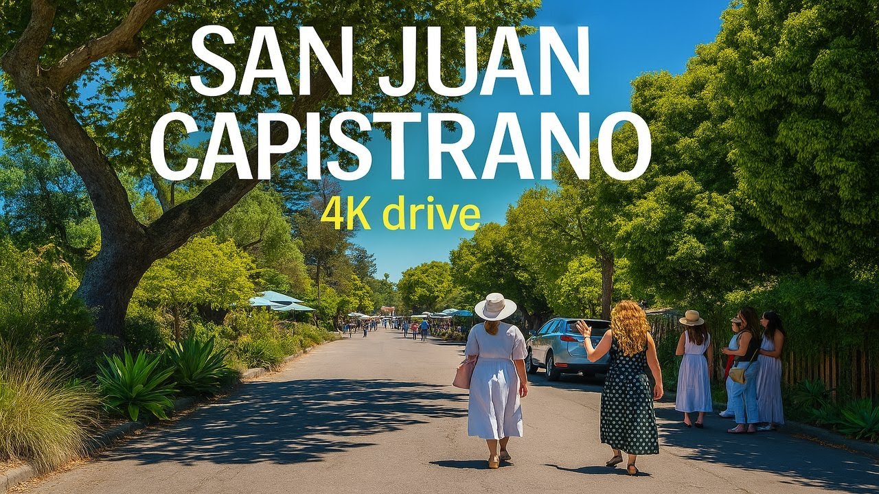 San Juan Capistrano California 4K Drive | Scenic Tour Through Historic ...