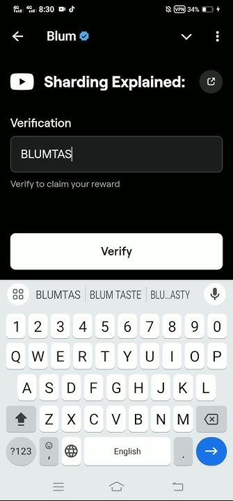 Blum Sharding Explained code | blum sharding explained vedio code - YouTube