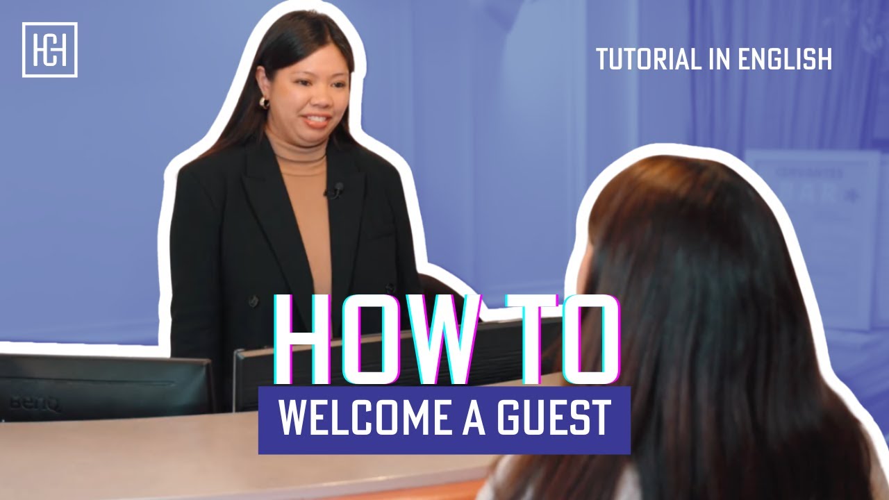 HOW TO: Welcome a guest at your hotel 🛎️ HAPPYCULTURE - YouTube