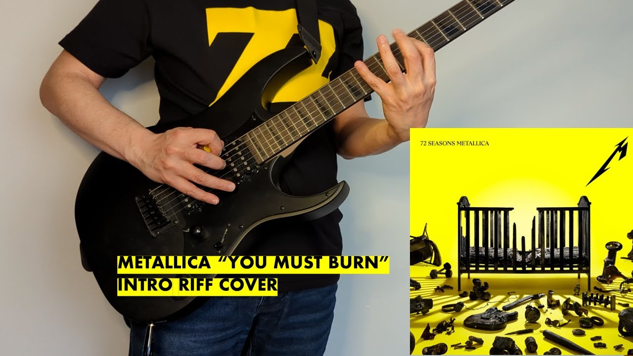 METALLICA "You Must Burn" intro riff COVER 🤘🔥#metallica #guitarcover ...