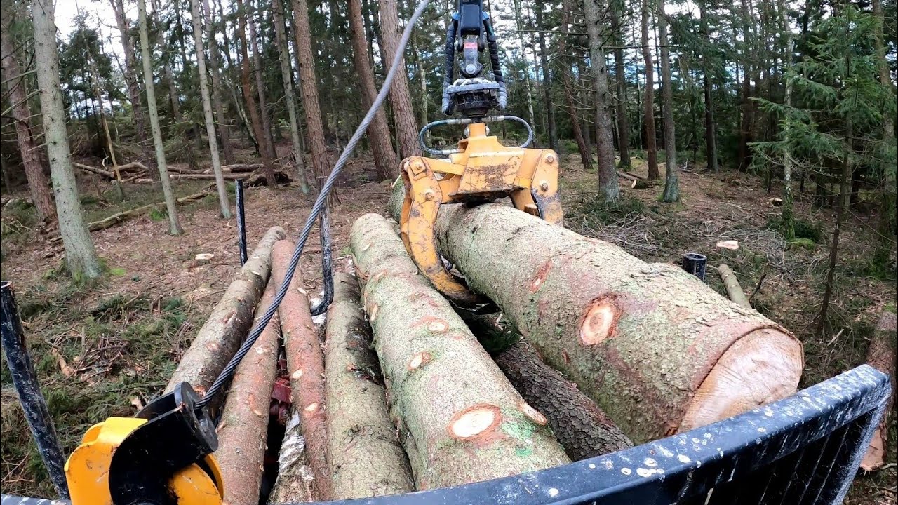 Kör hem massaved & grantimmer! - YouTube