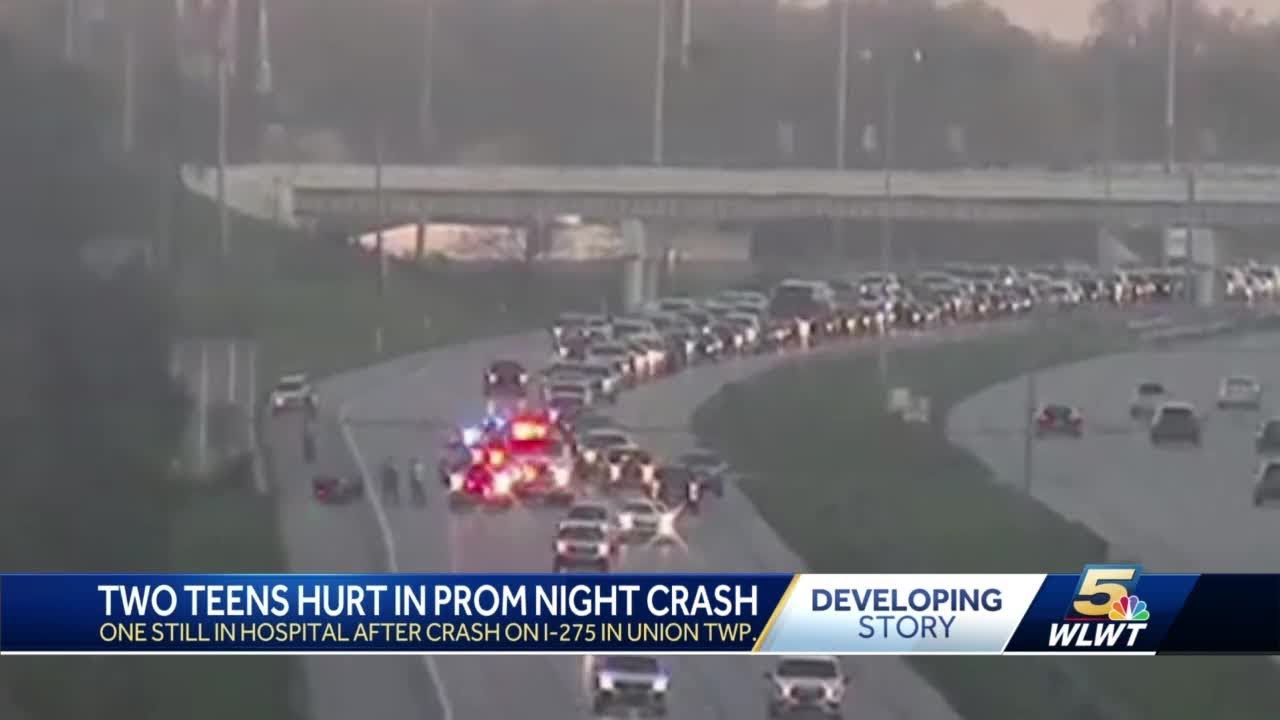 Two teens hurt in prom night crash in Union Township - YouTube