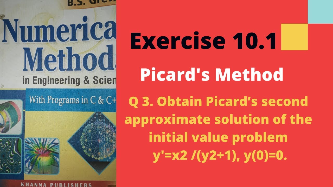 2)Numerical Method Chapter 10 Numerical Solution Of ODE.(Exercise 10.1 ...