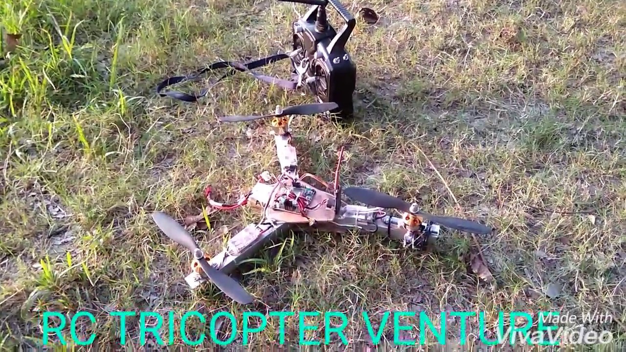 Super stable RC Tricopter Drone (A K Gadget) - YouTube