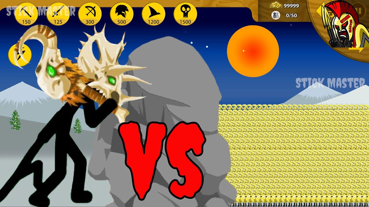 THE GIANT SAVAGE PROTECT BIG STONE VS 999 GOLDEN SPEARTON INSANE ...