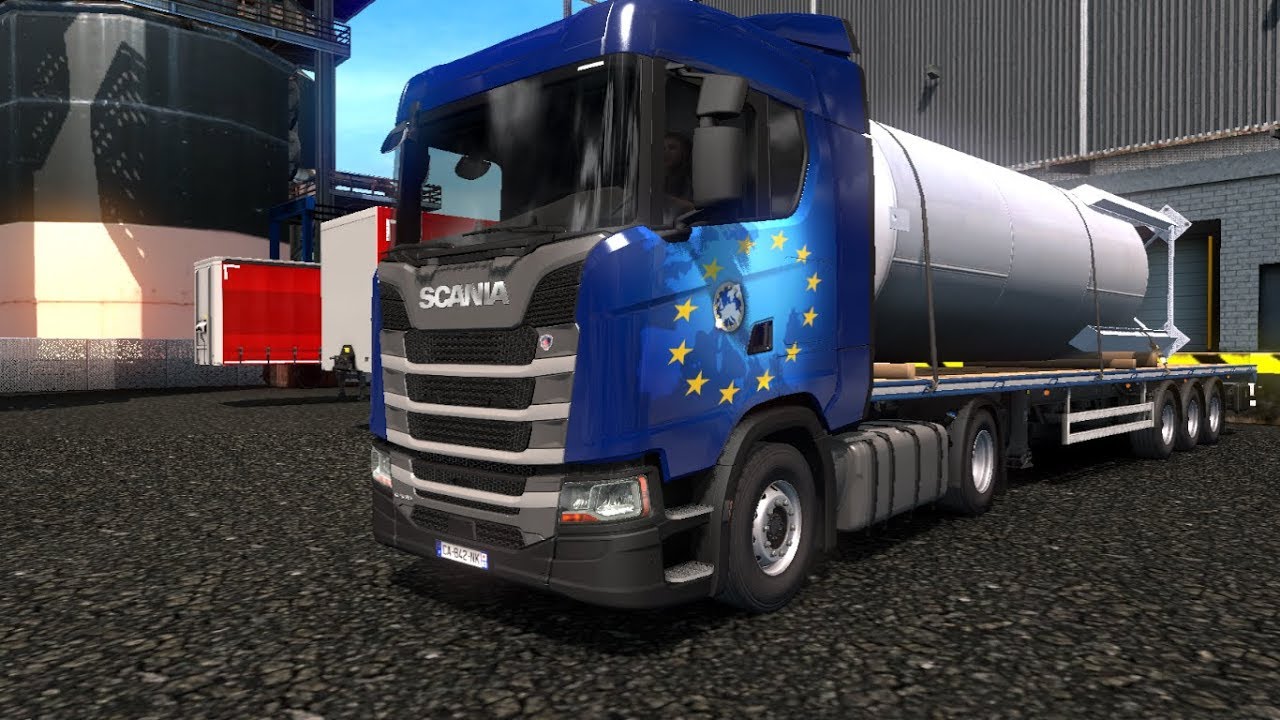 ETS 2 Español # 6 Bonito día con mi SCANIA S370 - YouTube