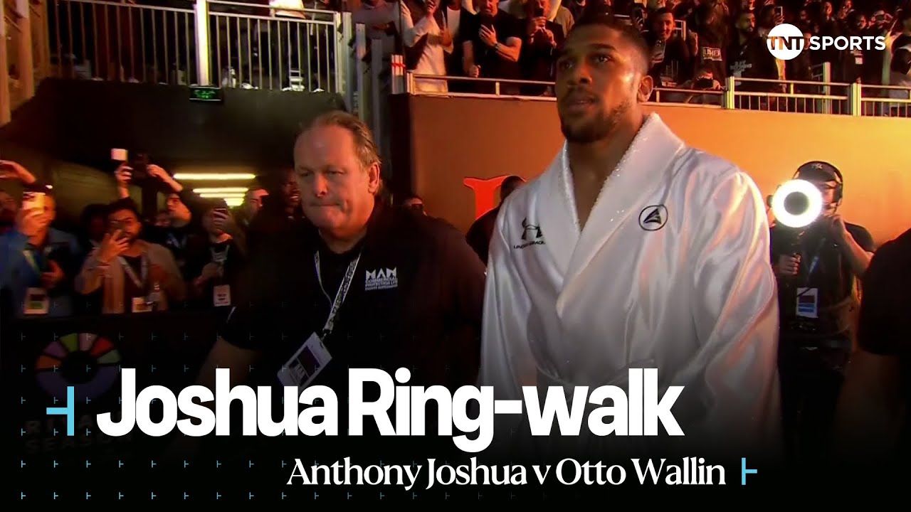 HE MEANS BUSINESS! 😐 | Anthony Joshua's Legendary Ring Walk # ...