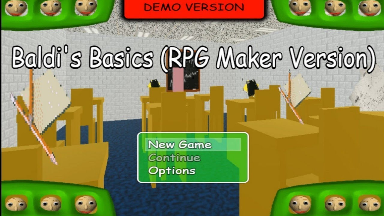 Baldi's Basics in Education and Learning (RPG Maker Edition) Demo Good ...
