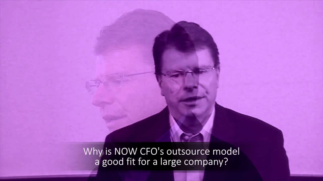 Why is NOW CFO's outsource model a good fit for a large business? - YouTube
