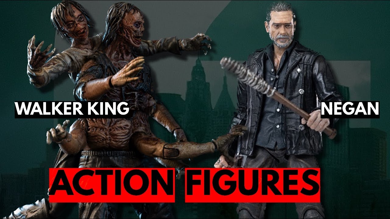 TWD: Walker King & Negan Action Figures By HIYA! | The Walking Dead ...