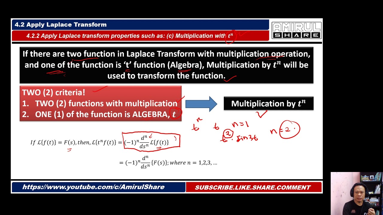 #DBM30043 [4.2.2c Example 1&2 of 7] Multiplication with t^n - YouTube