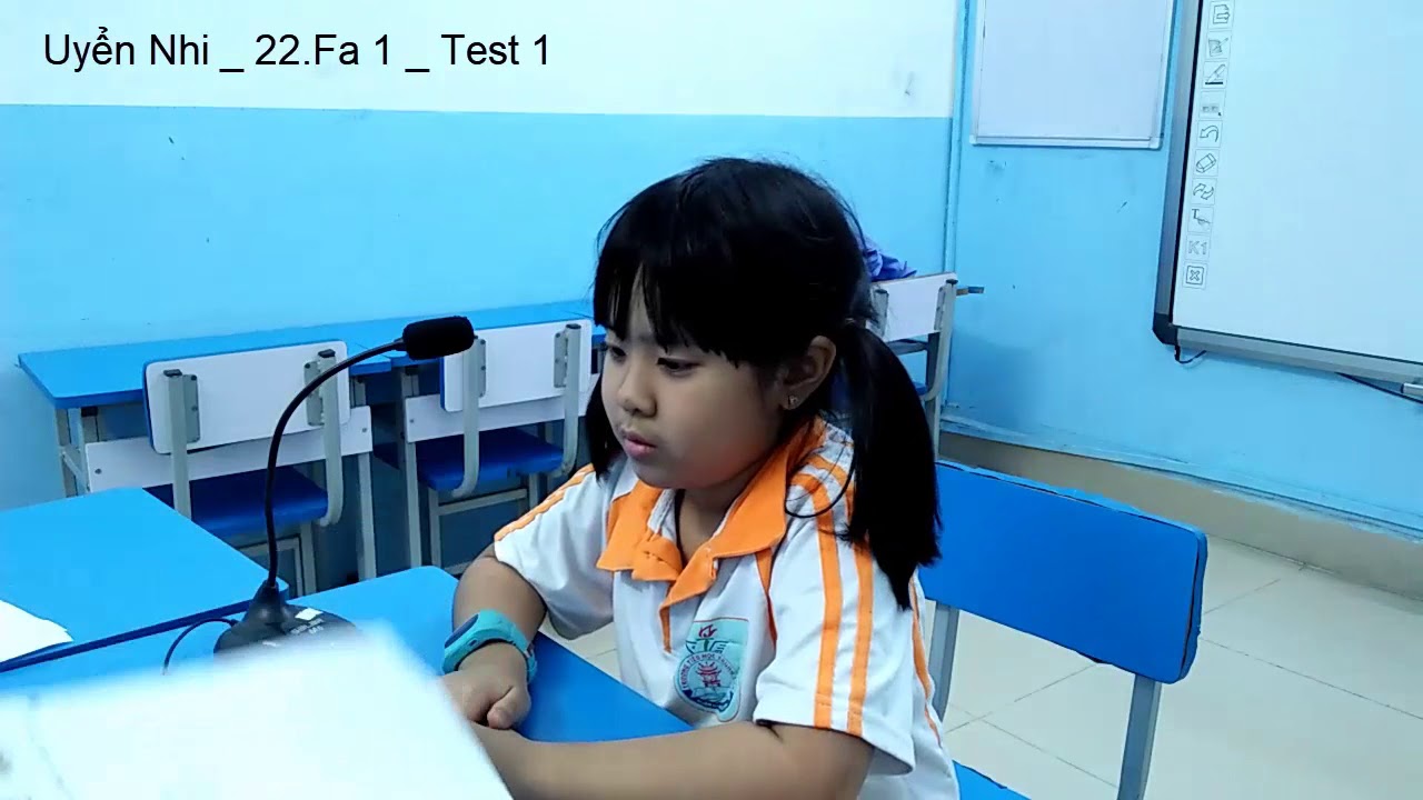 Dream Sky English Center - Uyển Nhi - Lớp 22.Fa 1 - Test 1 - Cơ sở 5 ...