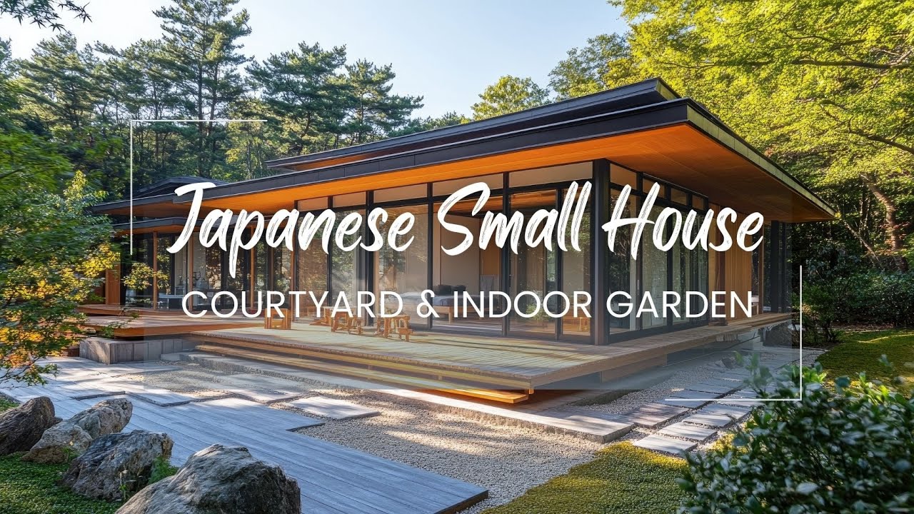 Japanese Small House Architecture With Courtyard Design and Japanese ...