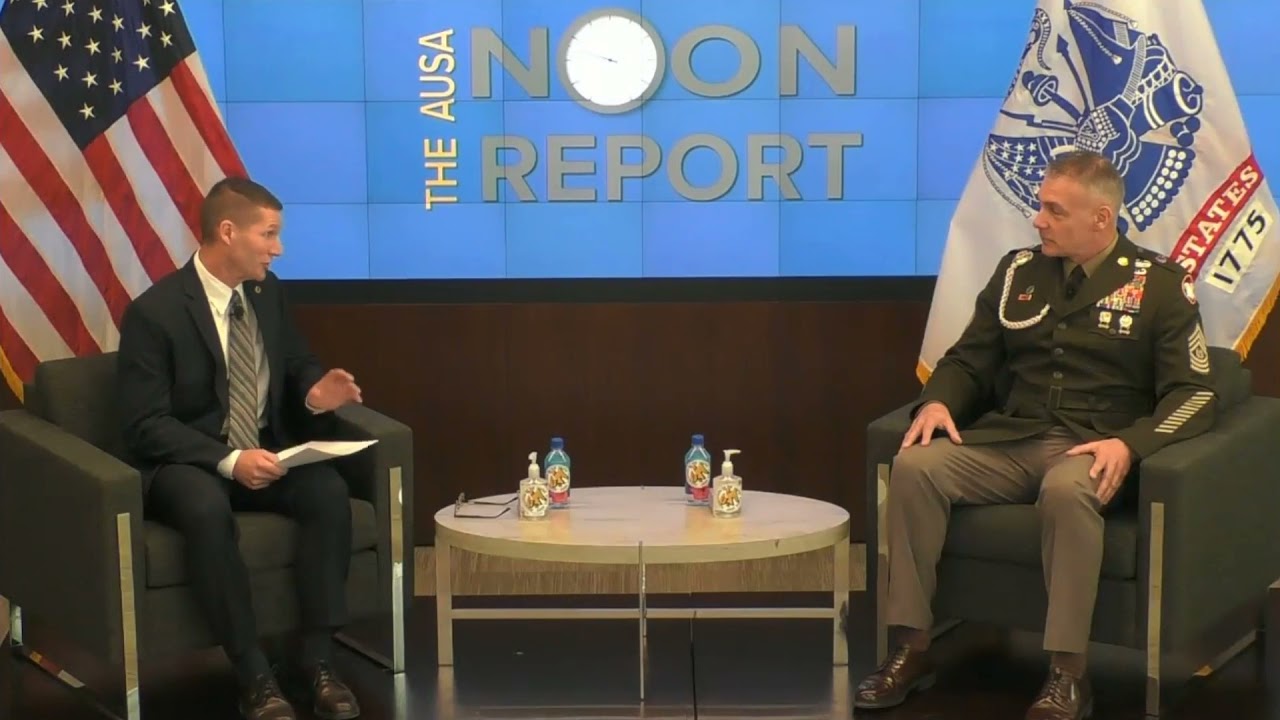 AUSA's Noon Report - CSM Andrew Lombardo, 14th CSM Army Reserve - 12-13 ...