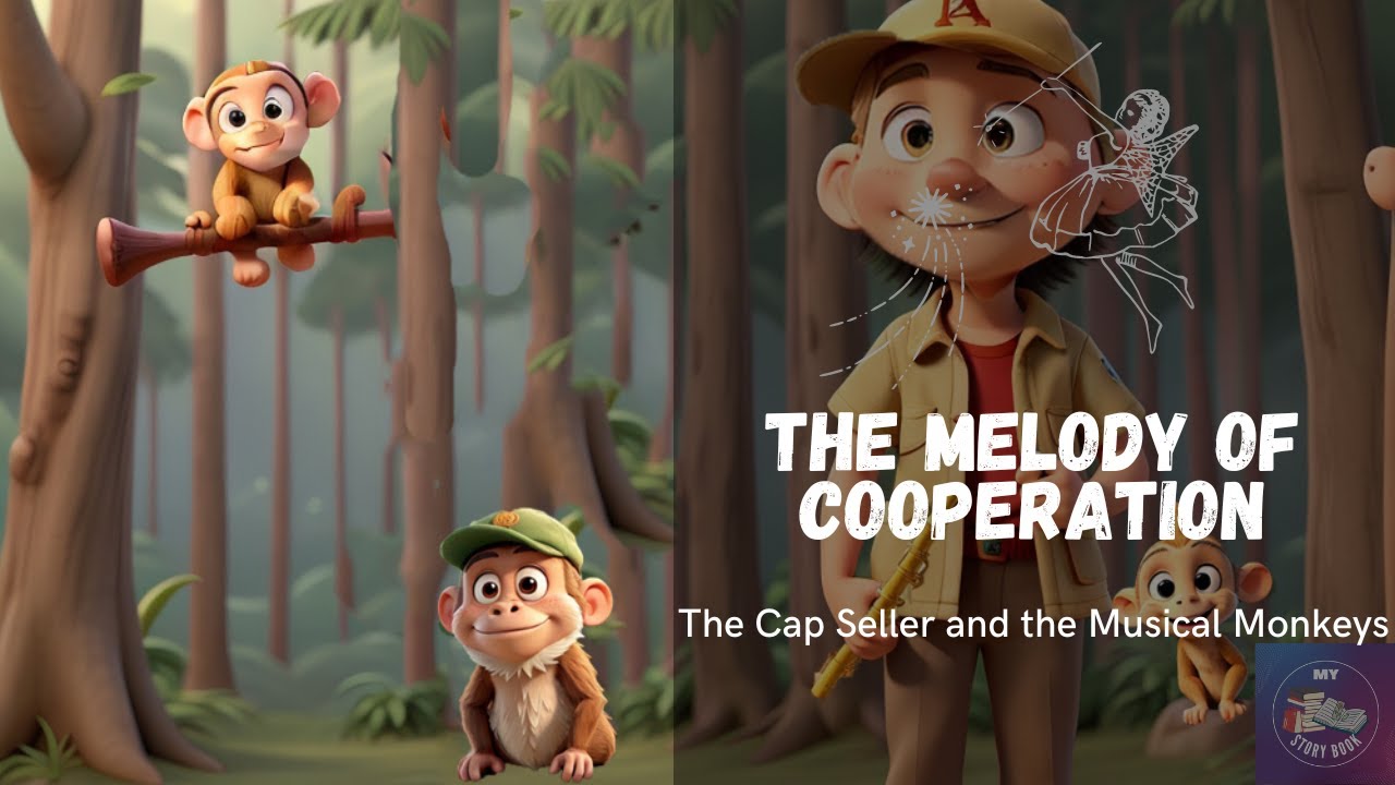 The Melody of Cooperation: The Cap Seller and the Musical Monkeys | #kidsstory #bedtimestories ...