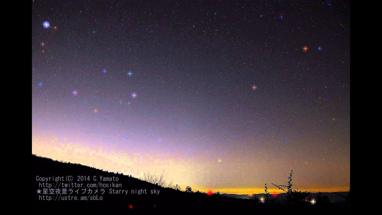 Beautiful Vivid Starry Night Sky 20140303HD Japan - YouTube