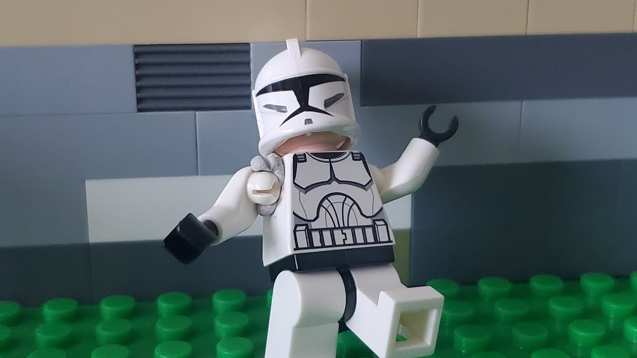 Clone Trooper Starts Dancing!! - YouTube