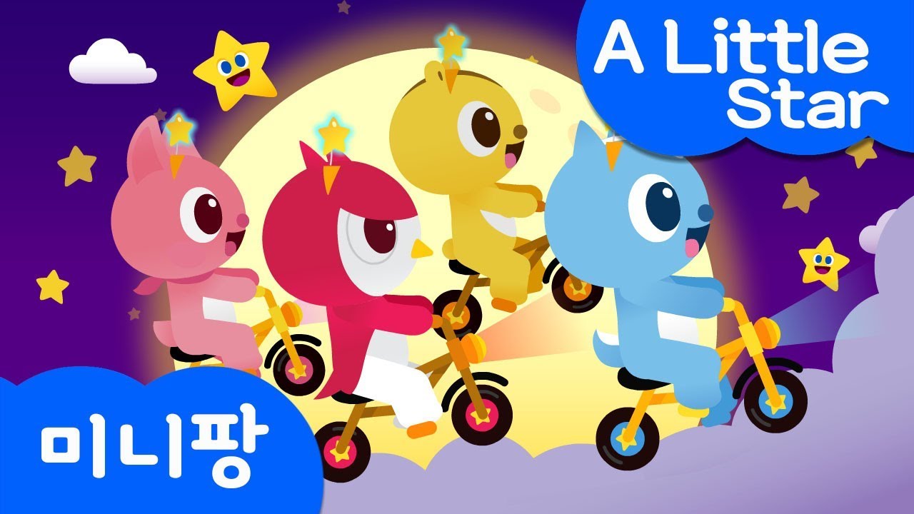 A Little Star | 작은 별 | ABC미니특공대 | 감성 동요 | 미니팡TV 율동동요♬ - YouTube