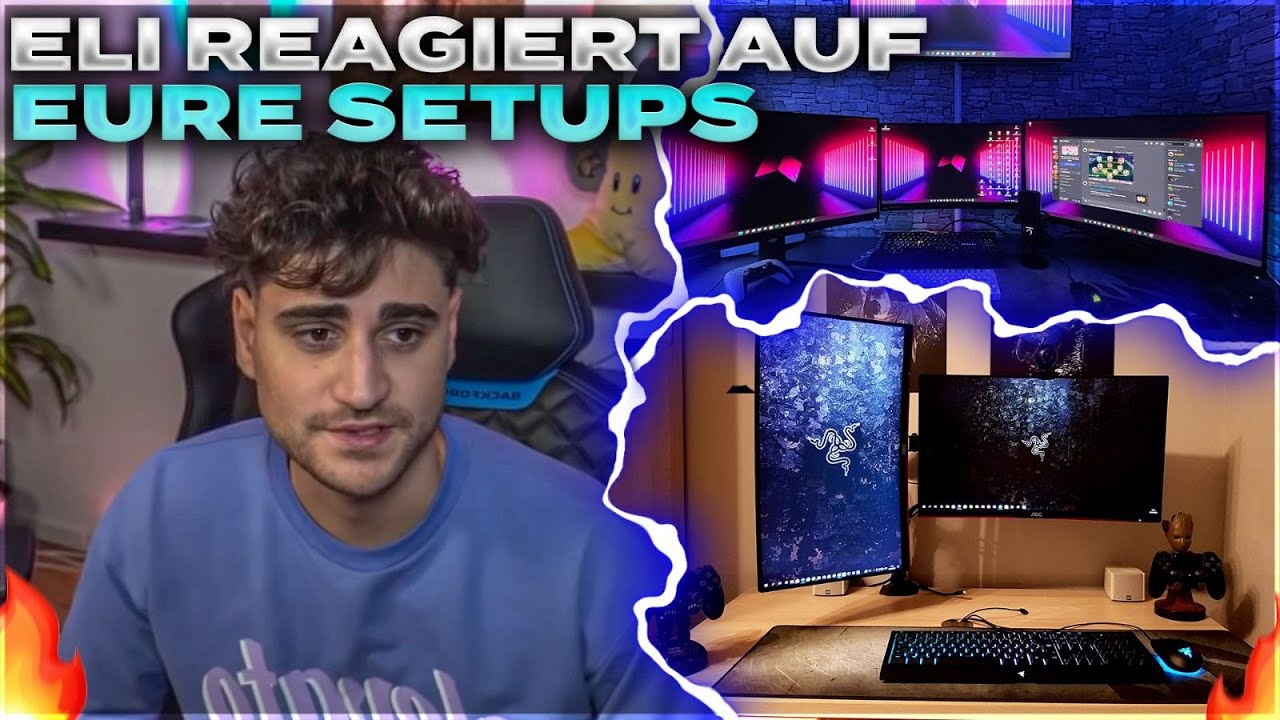 ELI REAGIERT AUF EURE GAMING SET UP‘S!🔥🖥 - YouTube