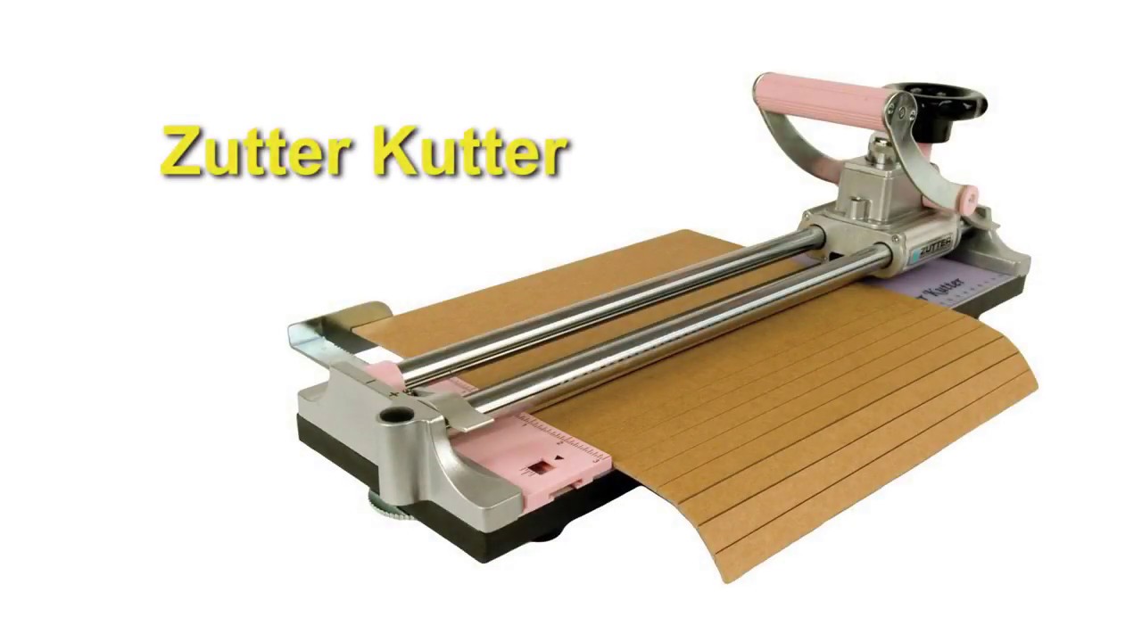 ¿Cómo funciona la zutter Kutter? *en español* guillotina de corte ...