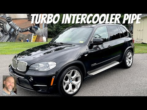 2012 BMW X5 Diesel- Turbo Intercooler Pipe fix -No boost? - YouTube