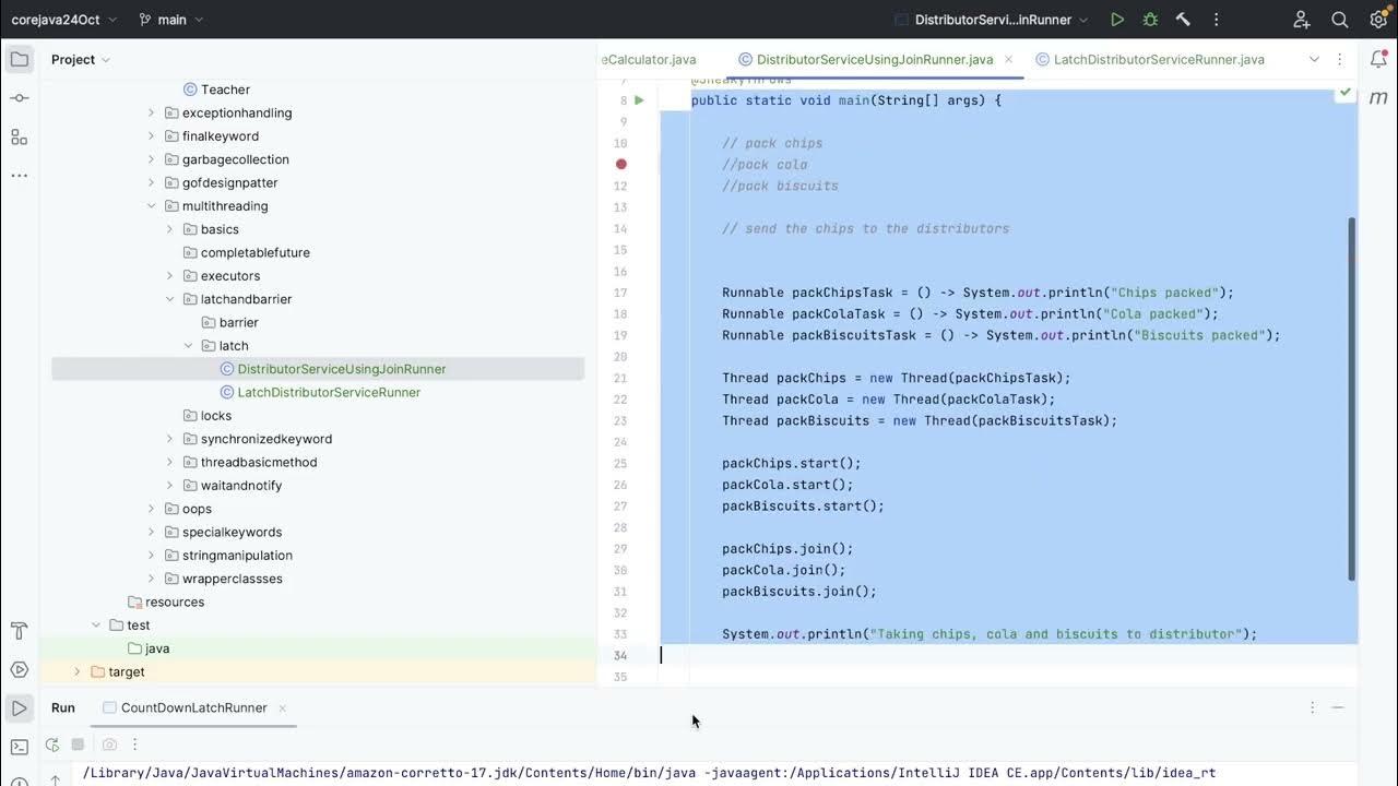 Latch & Barrier in java with Supplier vs Callable vs Runnable - YouTube