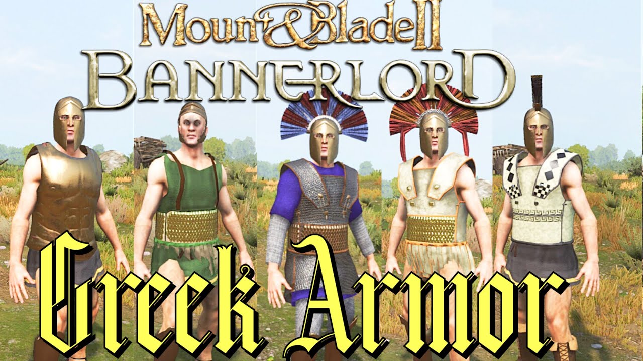 mount and blade 2 bannerlord mods - Greek Armor - Armor mod - YouTube