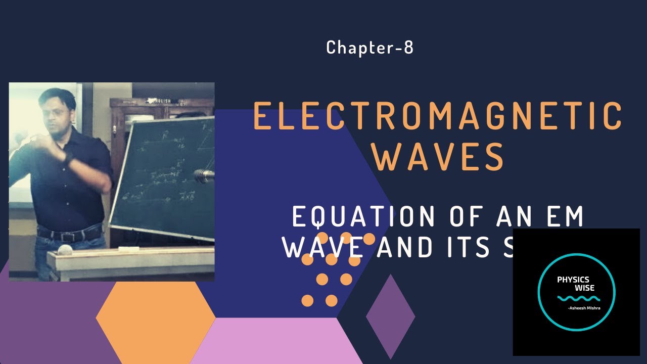 Chapter-8 | Electromagnetic Waves | Equation of an Electromagnetic Wave ...
