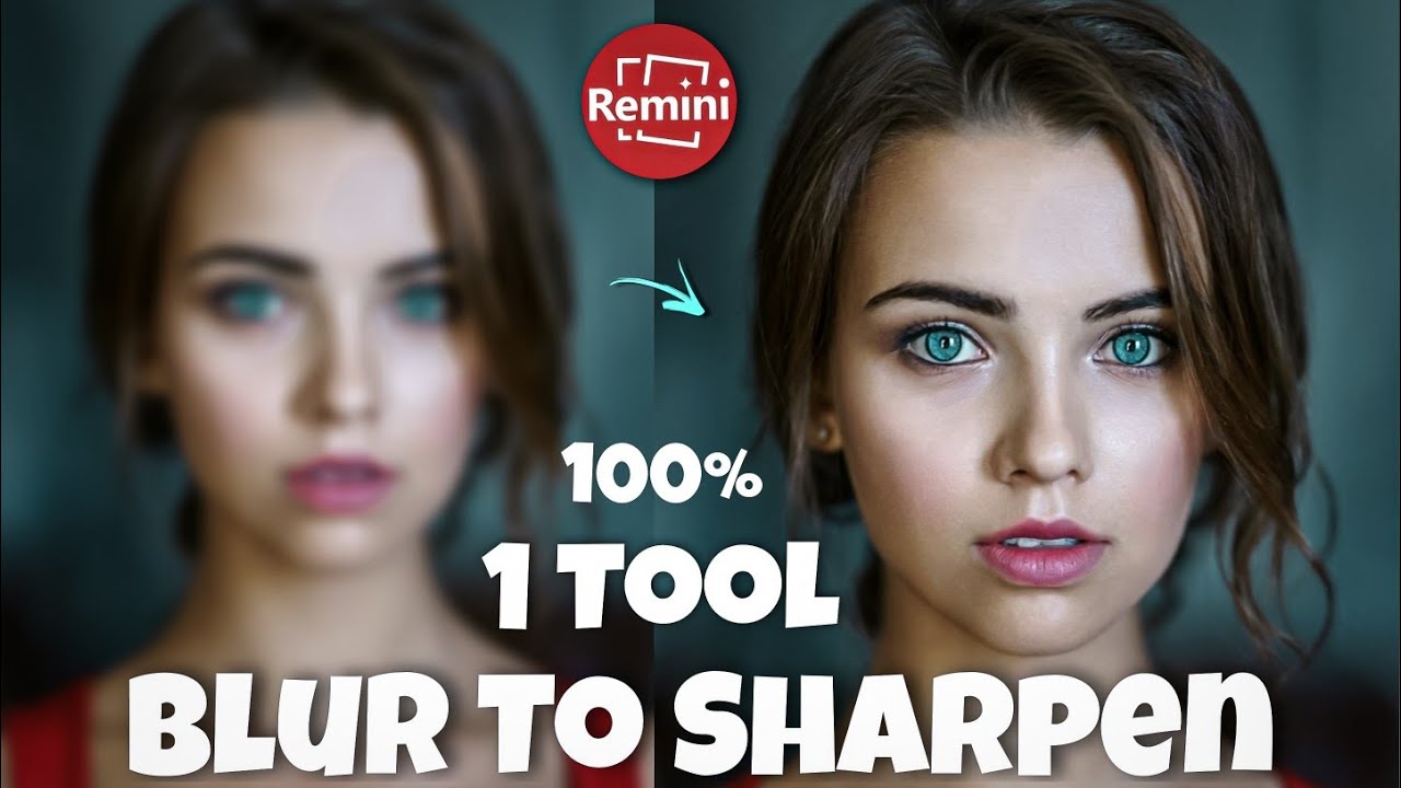 Sharpen The Blurry Image | In Just 1 Minute - YouTube