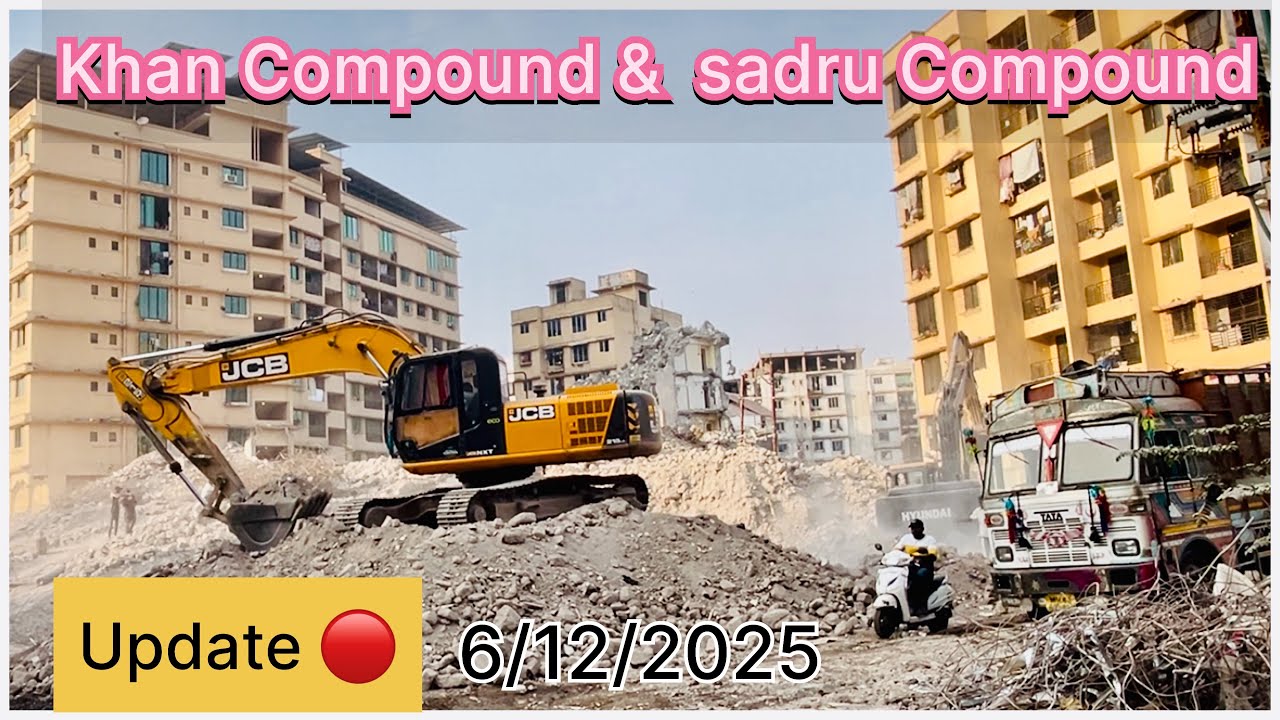 Khan Compound & Sadru Compound Today New Update🔴 #mumbra #demolition # ...