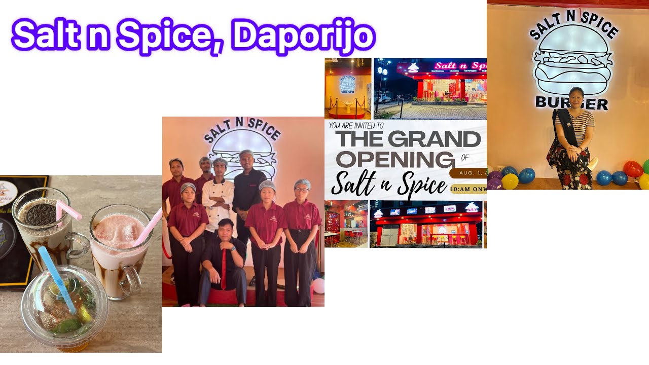 Opening ceremony of Salt N Spice,Daporijo a family restaurant done by ...
