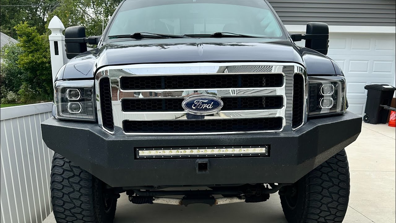 2005-2007 Ford Super Duty Alpharex Luxx LED headlights F-250 - YouTube