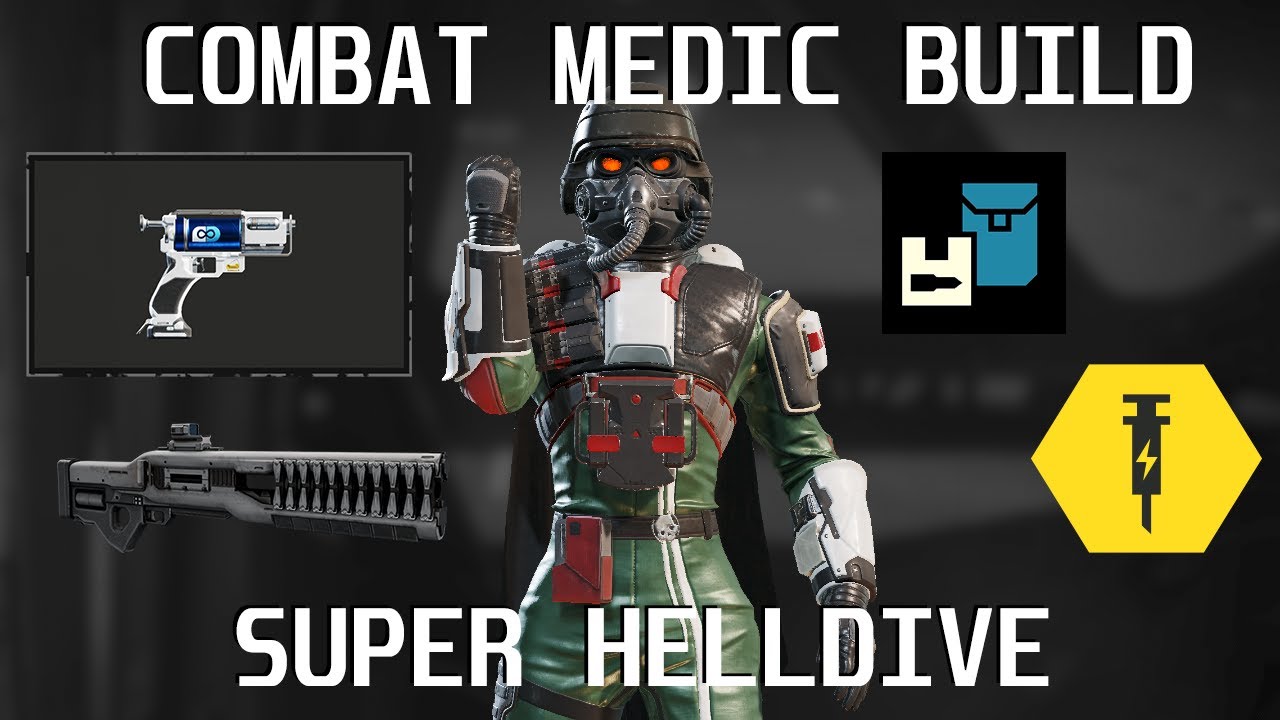 Helldivers 2 - COMBAT MEDIC BUILD - 2 DEATHLESS MISSIONS - Super Helldive - Automatons - YouTube