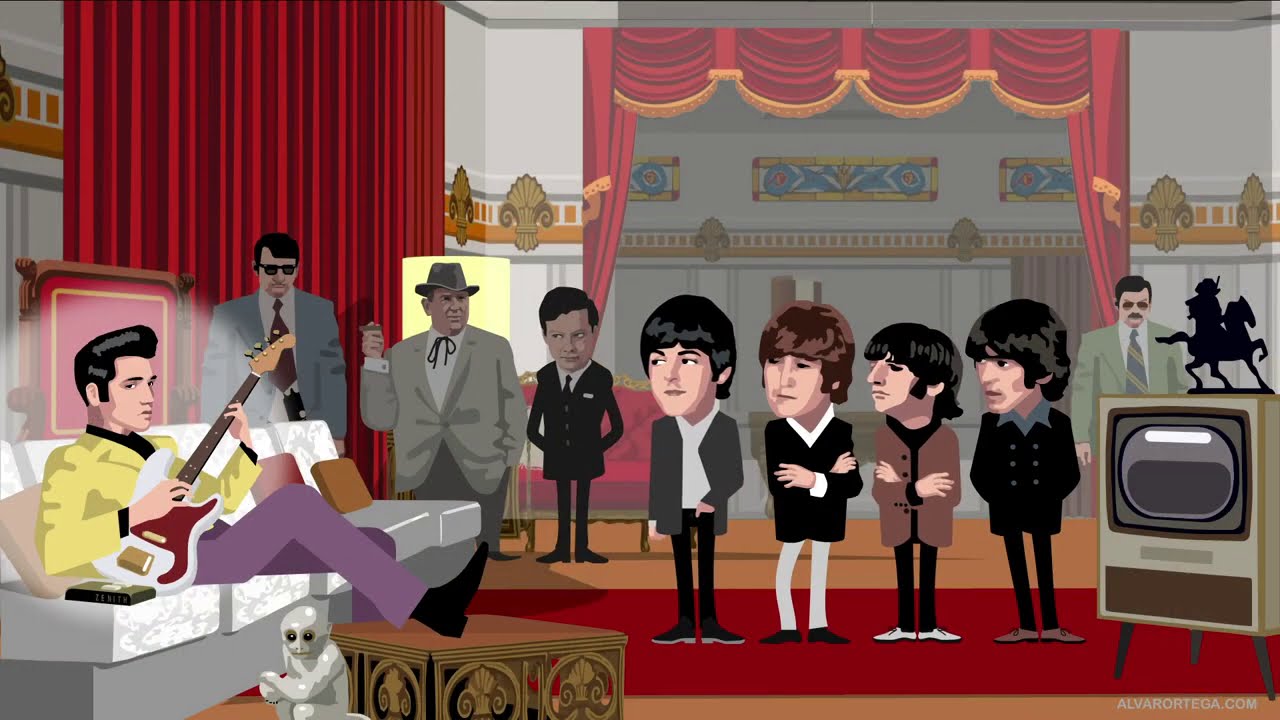 The Beatoons - BEATOONMANIA-3 - "ELVIS" - official @alvar0rtega. - YouTube