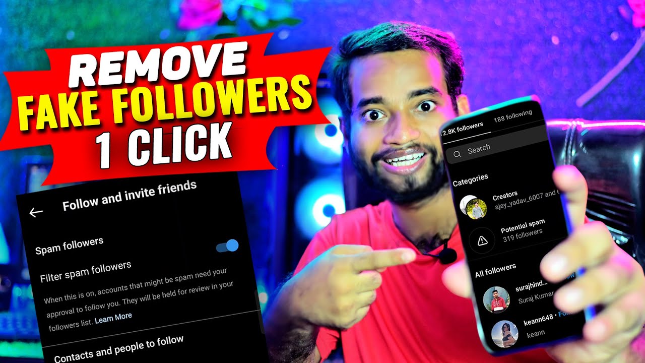 Remove Fake Followers On Instagram 2024 at Once | Filter Spam Followers ...