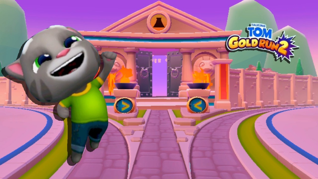 Tom Update Volcano Chase Talking Tom Gold Run 2 Part #6 gameplay - YouTube