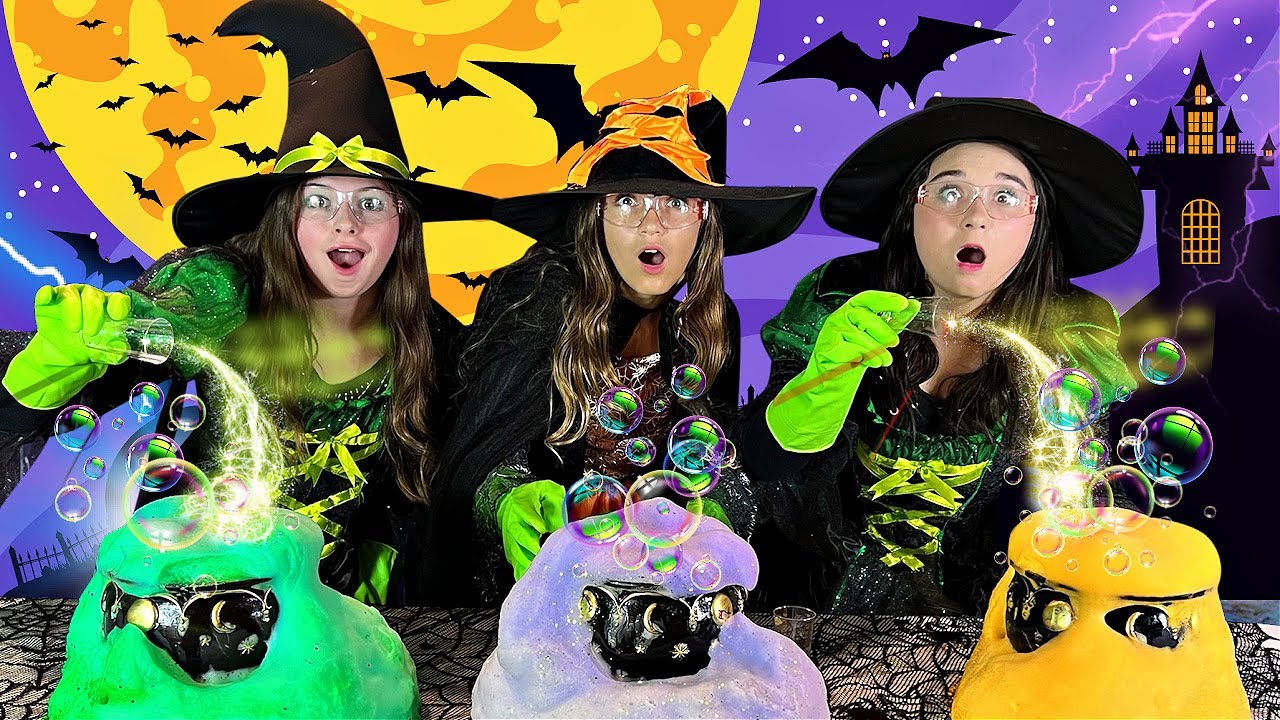 Kids Science Experiments | Elephant Toothpaste| (Erupting Witches Brew ...