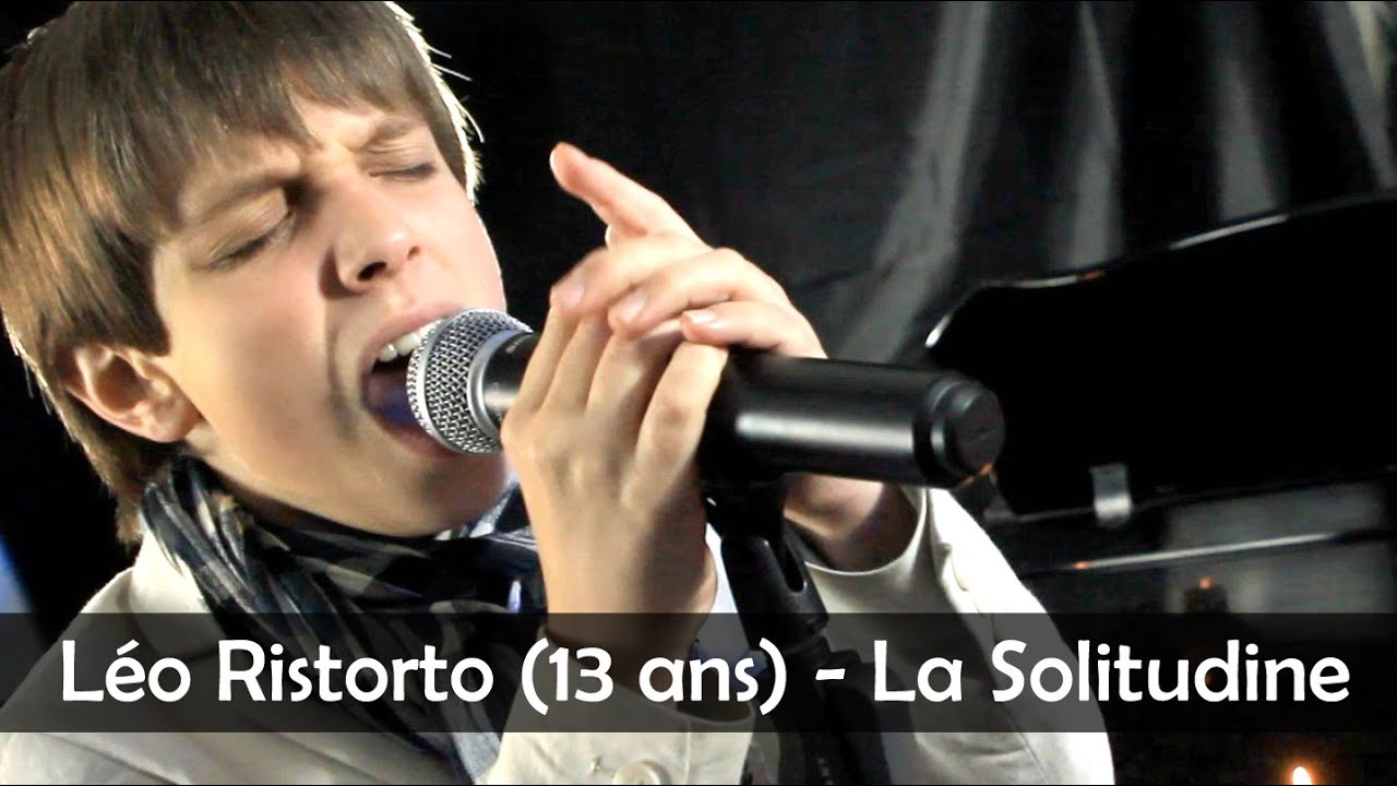Léo Ristorto -THE VOICE KIDS 2 - La solitudine (cover) - YouTube