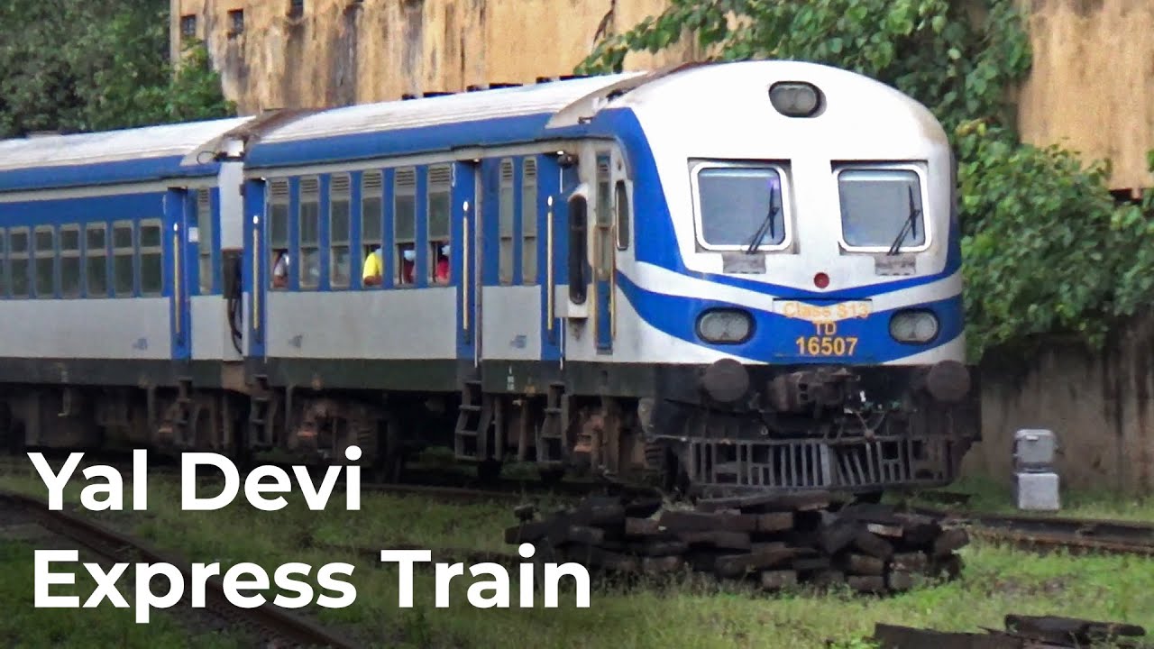 Yal Devi Express Train Arriving at Colombo Fort Railway Station in Sri ...
