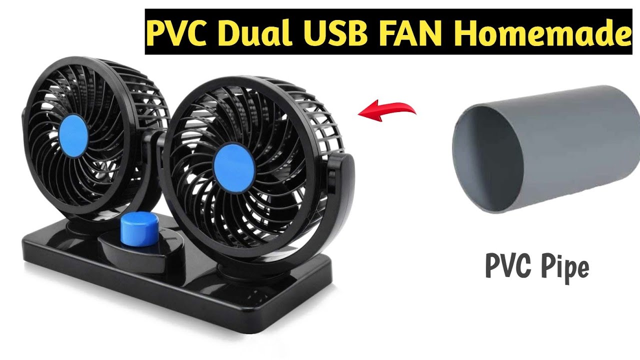 How to make Usb Fan At Home 'Dual Usb Fan ' Dc Motor Fan DIY - YouTube