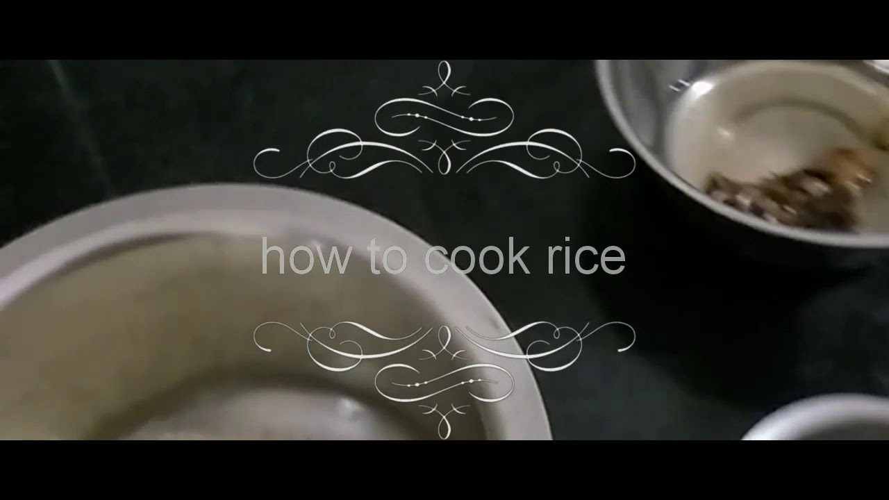 / how to cook rice for bachelors/cooking rice for beginners/madhu sri ...
